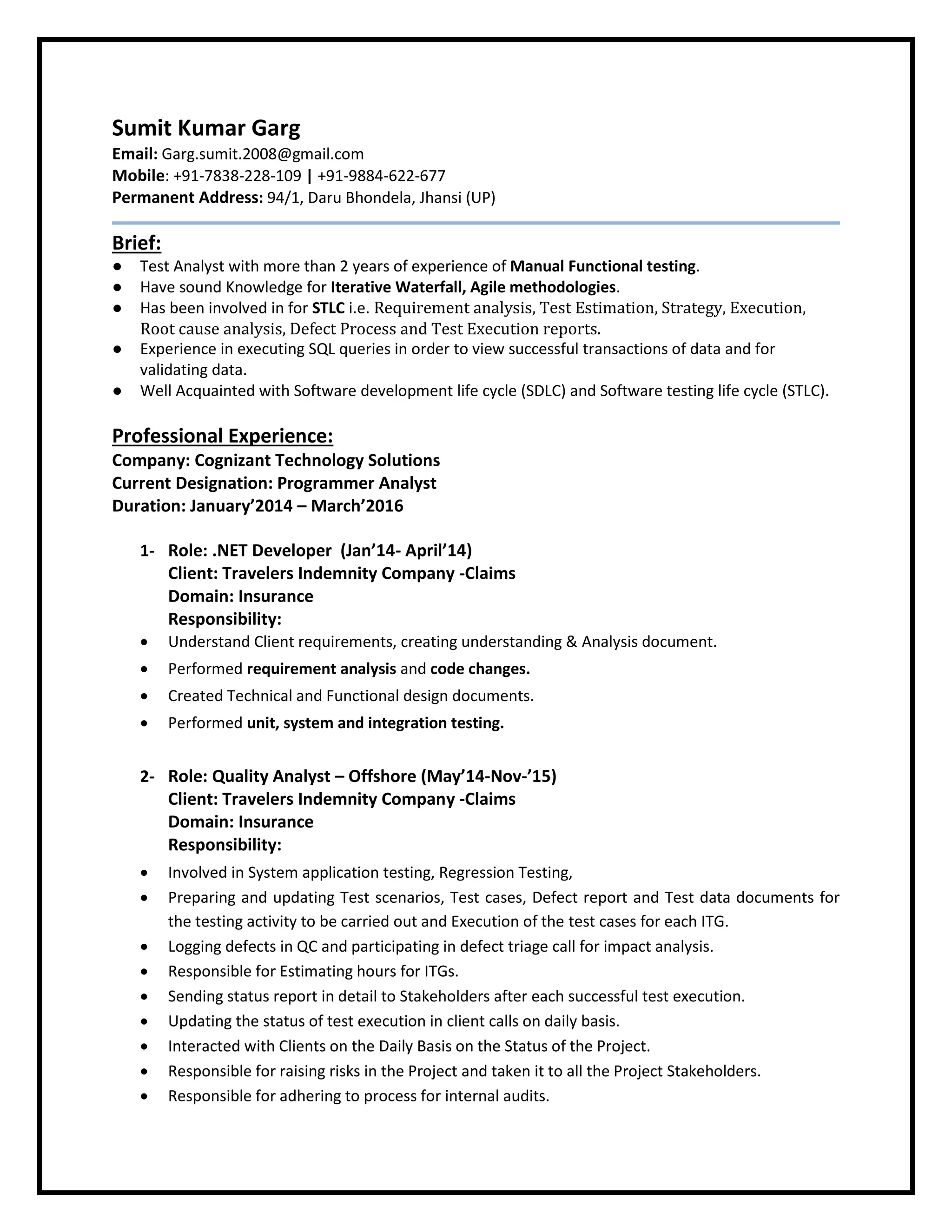 Sumit_Garg_Resume2016 | PDF