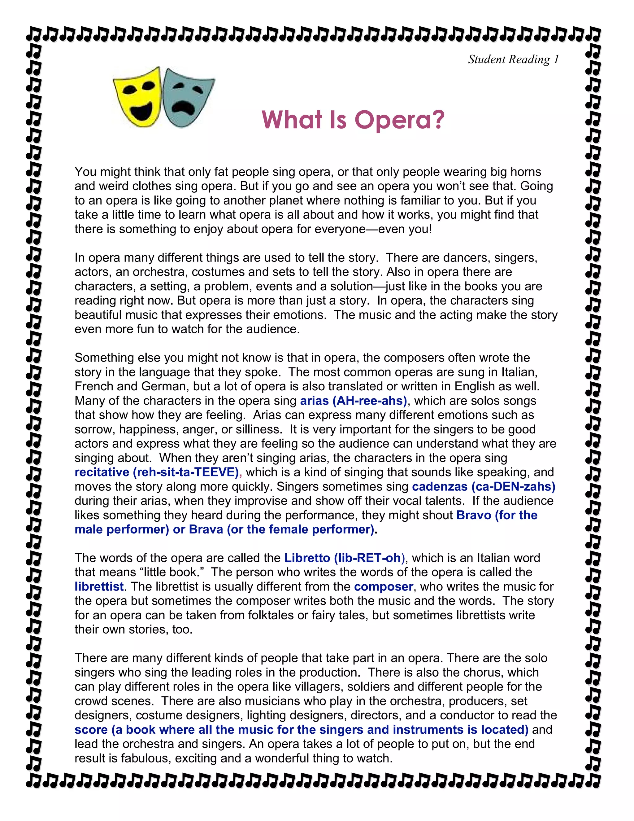 Teacher Resource Guide - The Magic Flute | PDF