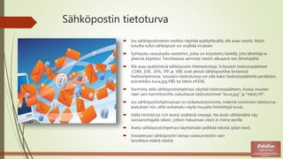 Turvaa ja palveluita | PPT