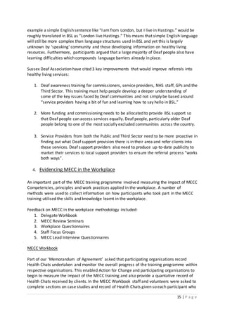 MECC Evaluation Report 2014 | DOCX | Substance Abuse | Diseases and ...