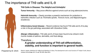 Summer research Homogenity in Th9 cultures 2 | PPTX