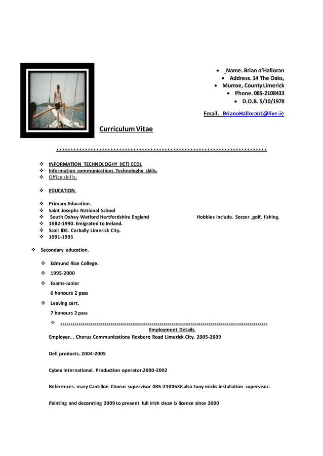 Curriculum Vitae | DOCX