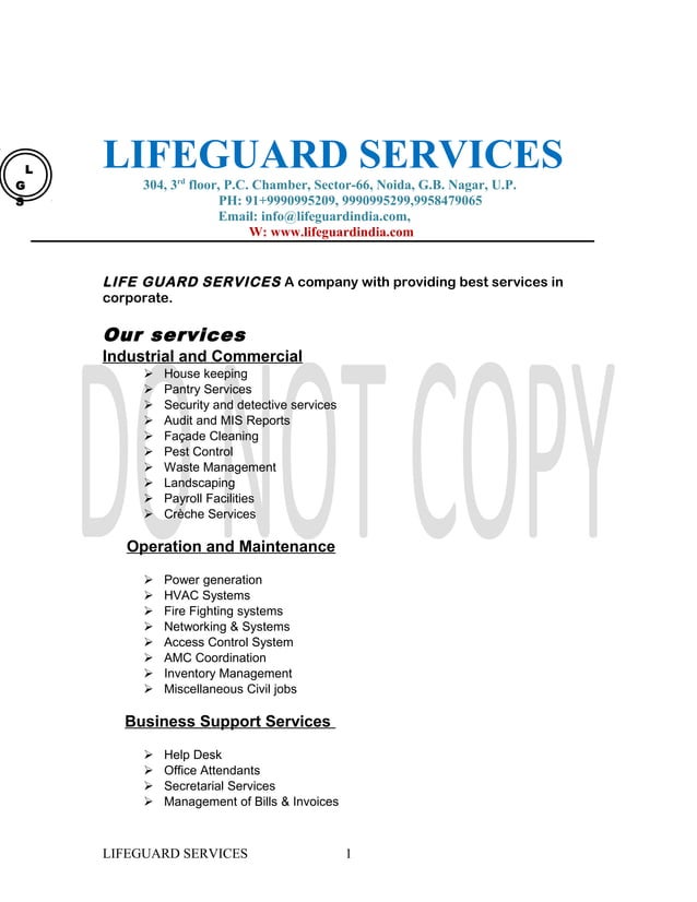 LIFEGUARD PROFILE | PDF