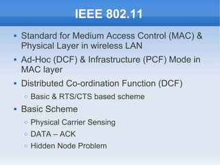 Presentation - Dynamic Tuning of RTS Threshold | PDF