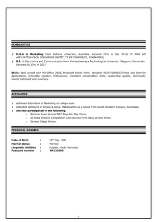 BE(Electronics & Communication)with MBA | DOC