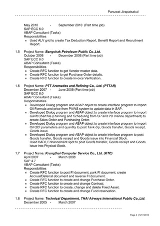 CV - Panuwat_Jirapatsakul | PDF
