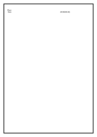 Suresh cen | DOC | Mechanical and Industrial Engineering Industry | Industries