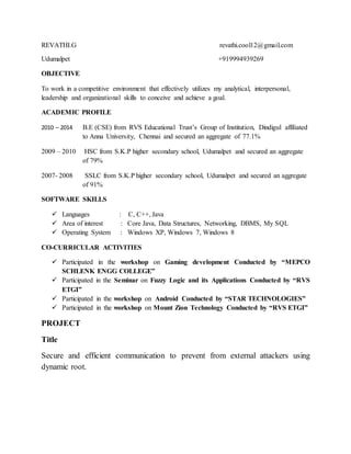 Revathi | DOCX