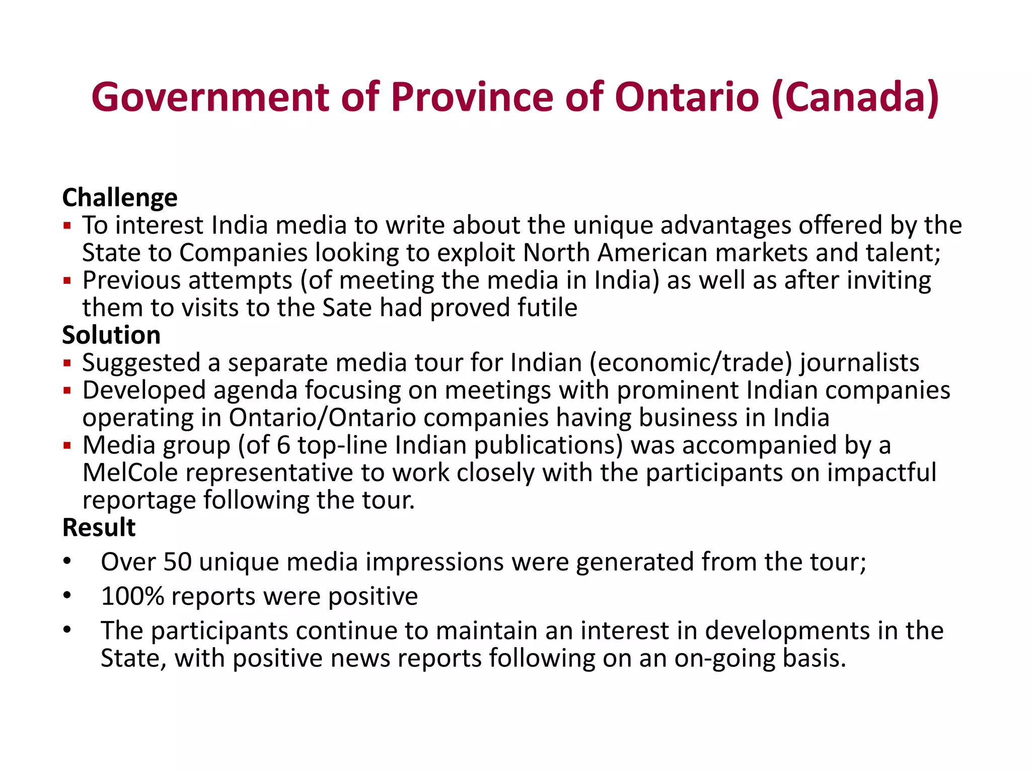 Government of Ontario_Case studie | PPTX