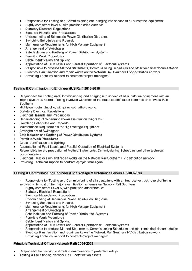 CV -Ian Marshall 3 | PDF