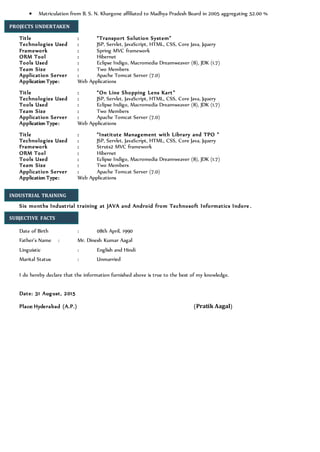 JAVA_PratikAagal_ASAP(HYD) | PDF