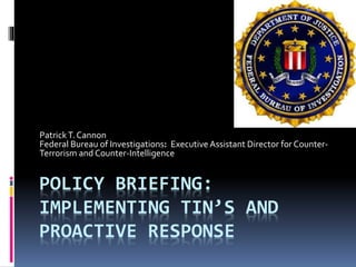 Policy Briefing Presentation | PPTX