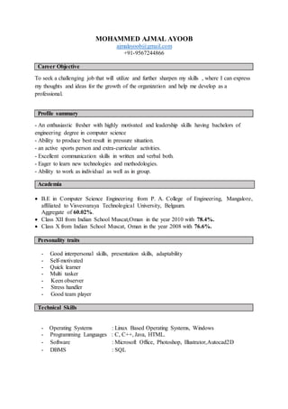 my resume | PDF