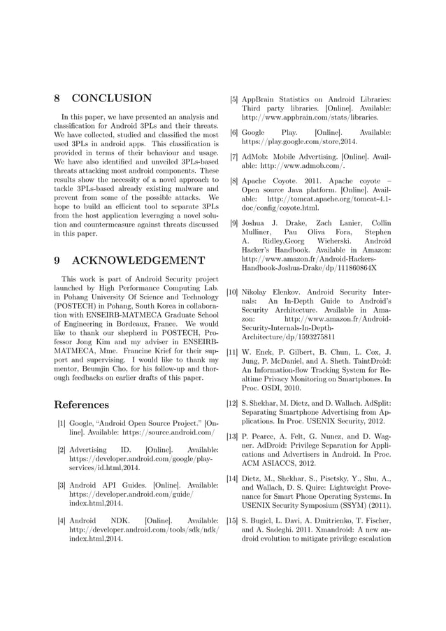Detection Of Android Third Party Libraries Based Attacks Pdf