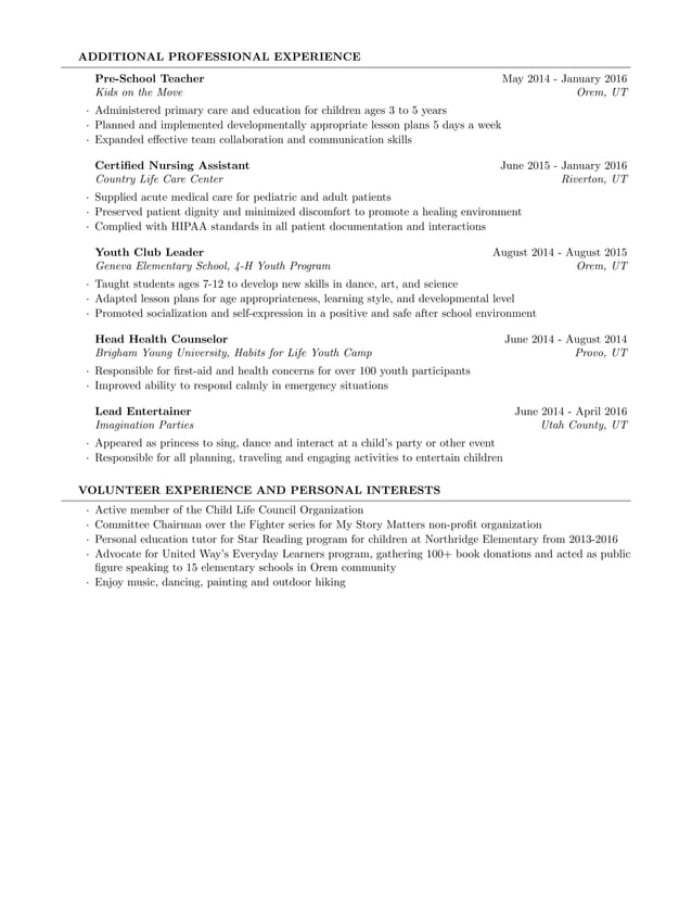 Amy Davidson CCLS Resume_9:16 | PDF