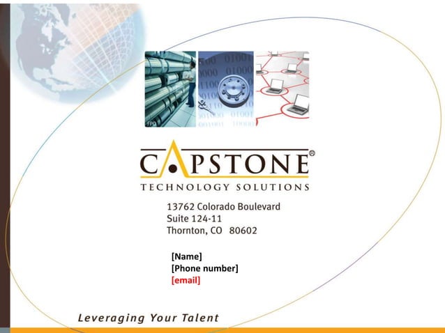 Go-To-Market with Capstone v3 | PPTX