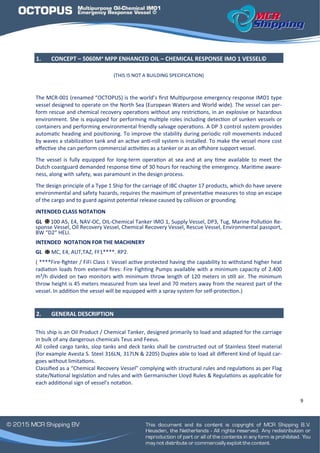 MPP Response Vessel Octopus - MCR 2015 | PDF