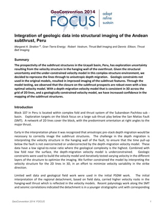 _GC2014_Integration_of_Geologic_Data_into_Structural_Imaging | PDF | 3 ...