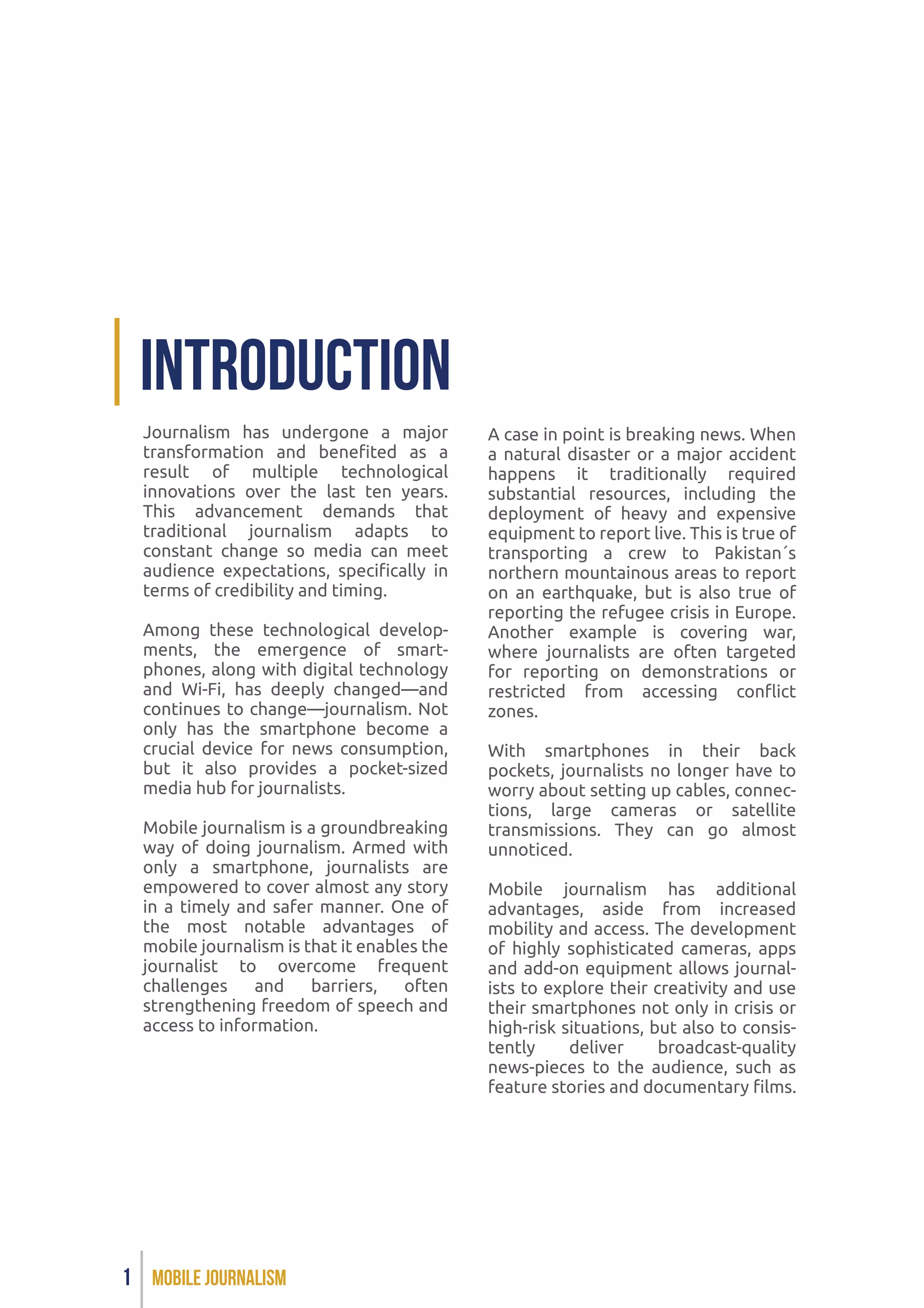 Mobile Journalism - EN - Final | PDF | Cameras and Camcorders ...