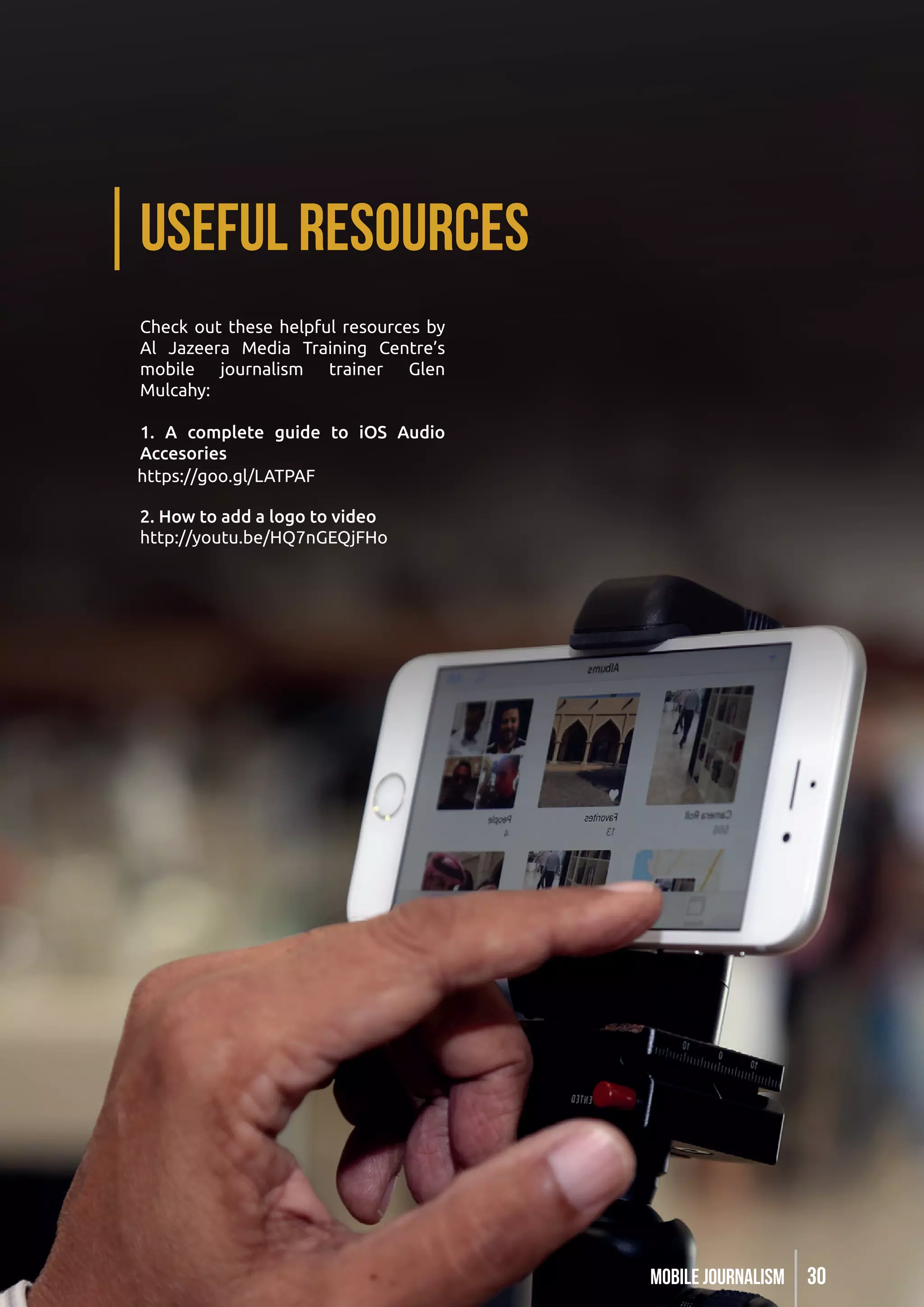 Mobile Journalism - EN - Final | PDF | Cameras and Camcorders ...