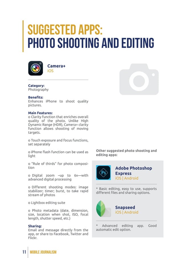 Mobile Journalism - EN - Final | PDF | Cameras and Camcorders ...