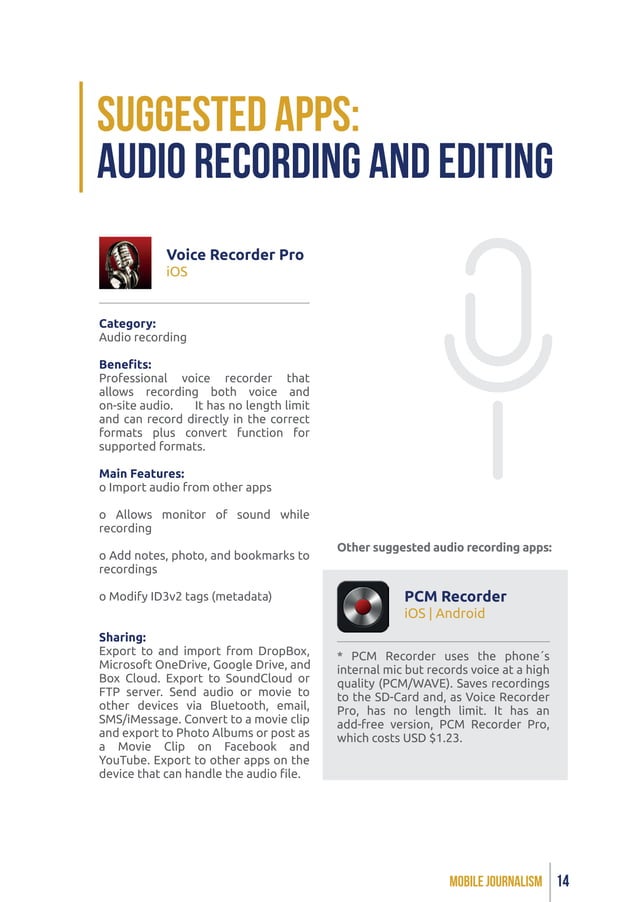 Mobile Journalism - EN - Final | PDF | Cameras and Camcorders ...