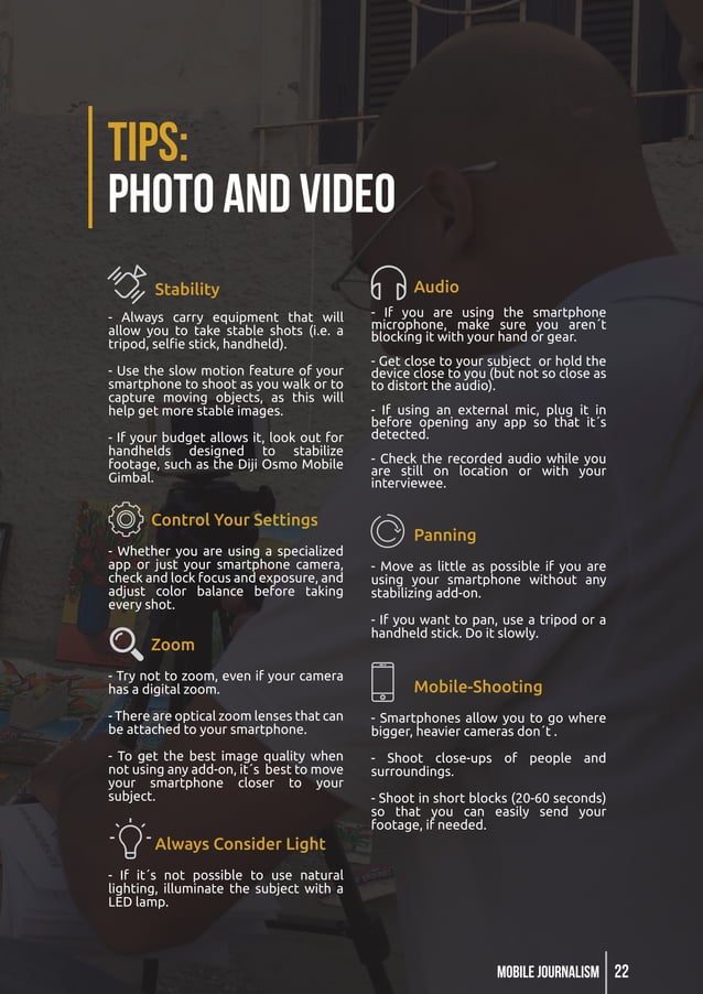 Mobile Journalism - EN - Final | PDF | Cameras and Camcorders ...