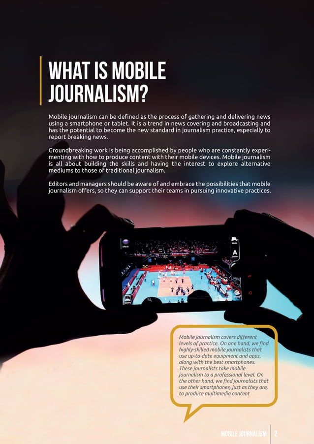 Mobile Journalism - EN - Final | PDF | Cameras and Camcorders ...