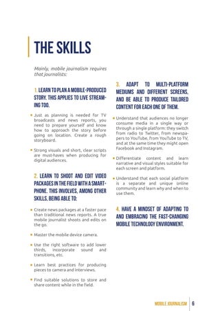 Mobile Journalism - EN - Final | PDF | Cameras and Camcorders ...