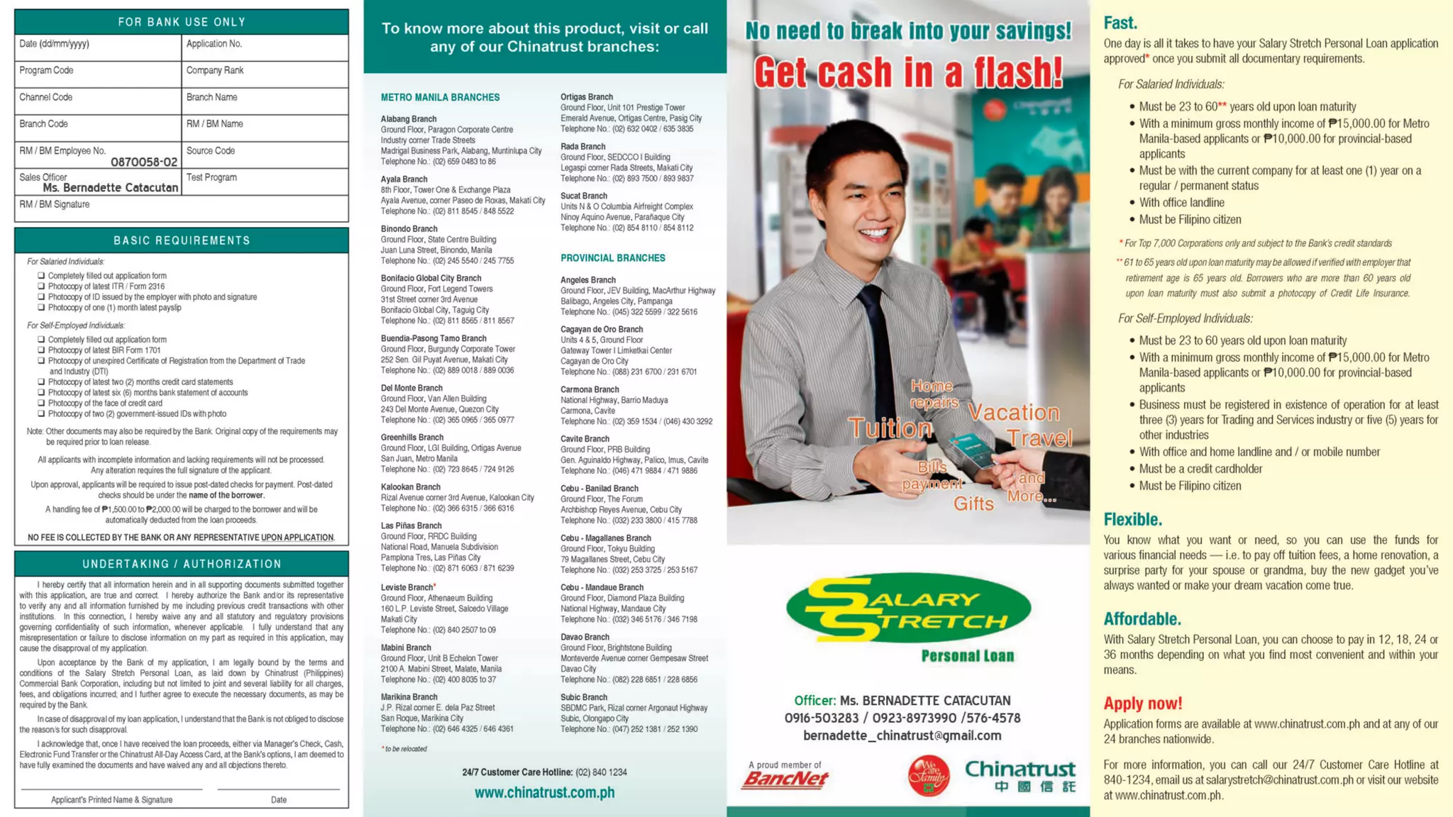 LOAN -Chinatrust Application Form | PPT