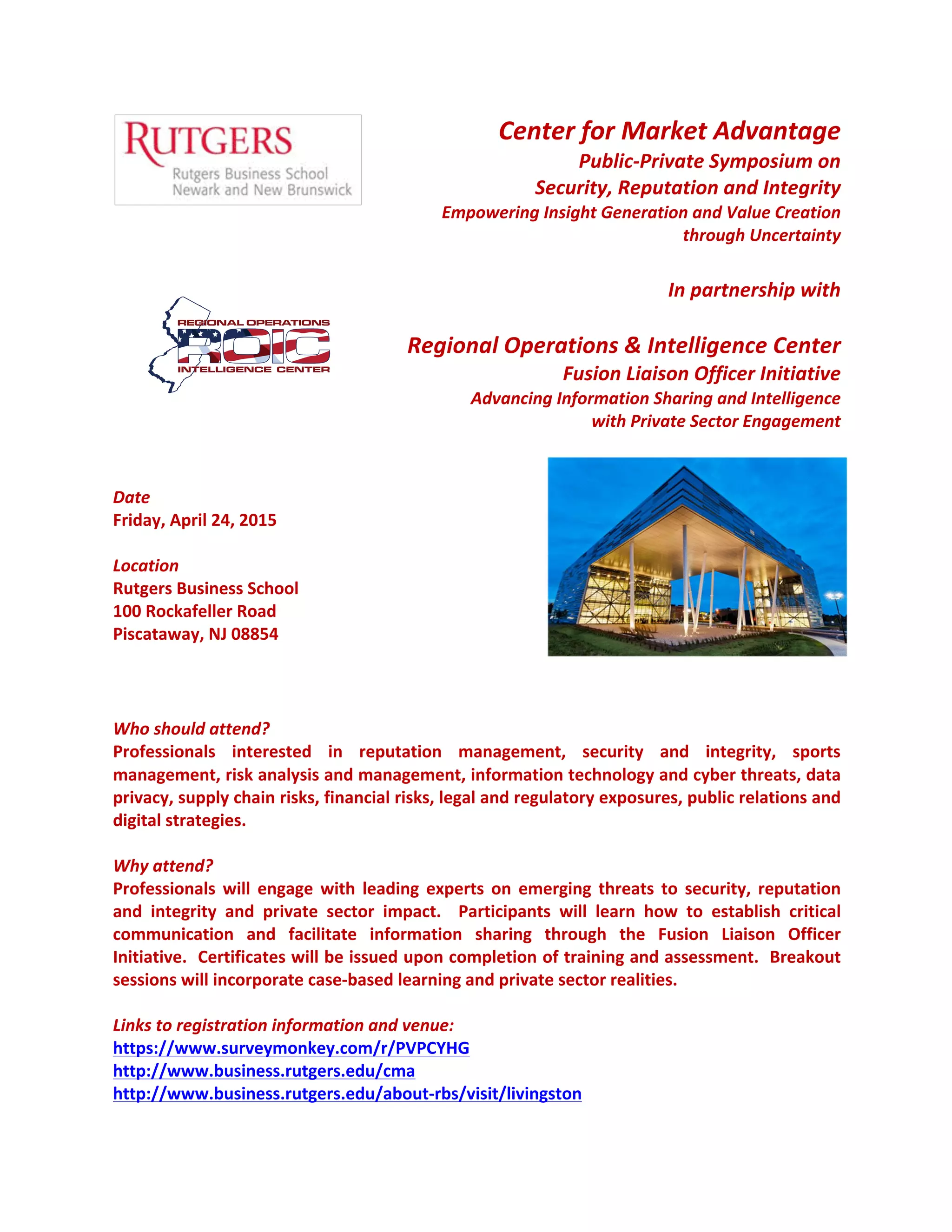 CMA_FusionLiaisonSymposiumFullProgram | PDF