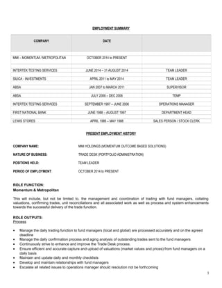 Updated CV & Skills - Clive Crews | DOC