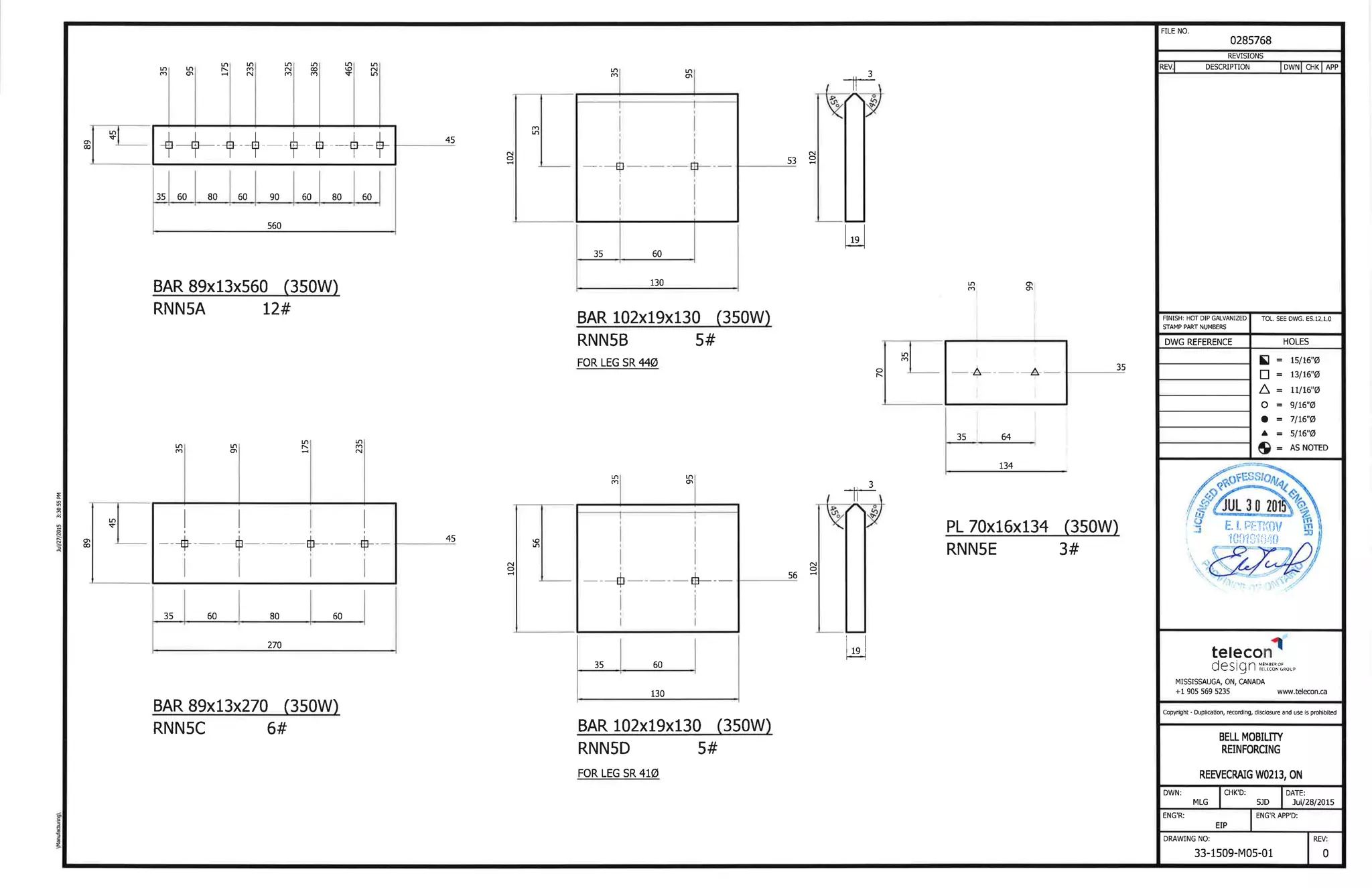 Reinforcing Drawings of Existing Guyed Tower | PPT