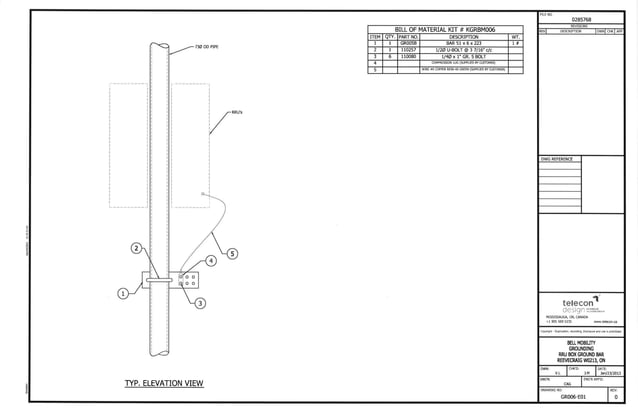 Reinforcing Drawings of Existing Guyed Tower | PDF