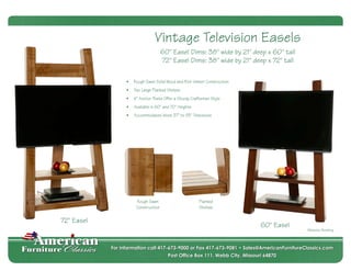Vintage Television Easels | PPT