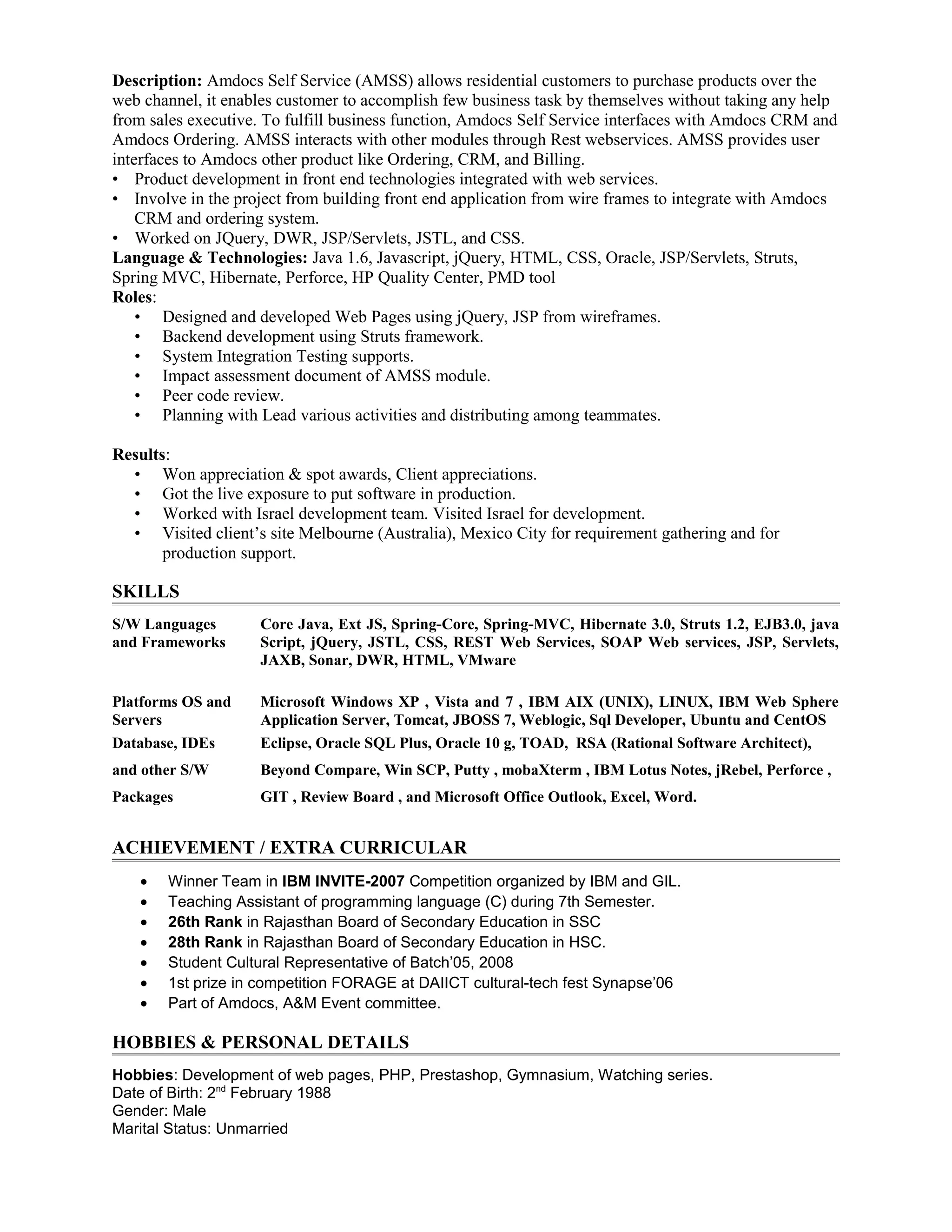 SaumyaMittal_Resume | DOC | Web Development | Internet