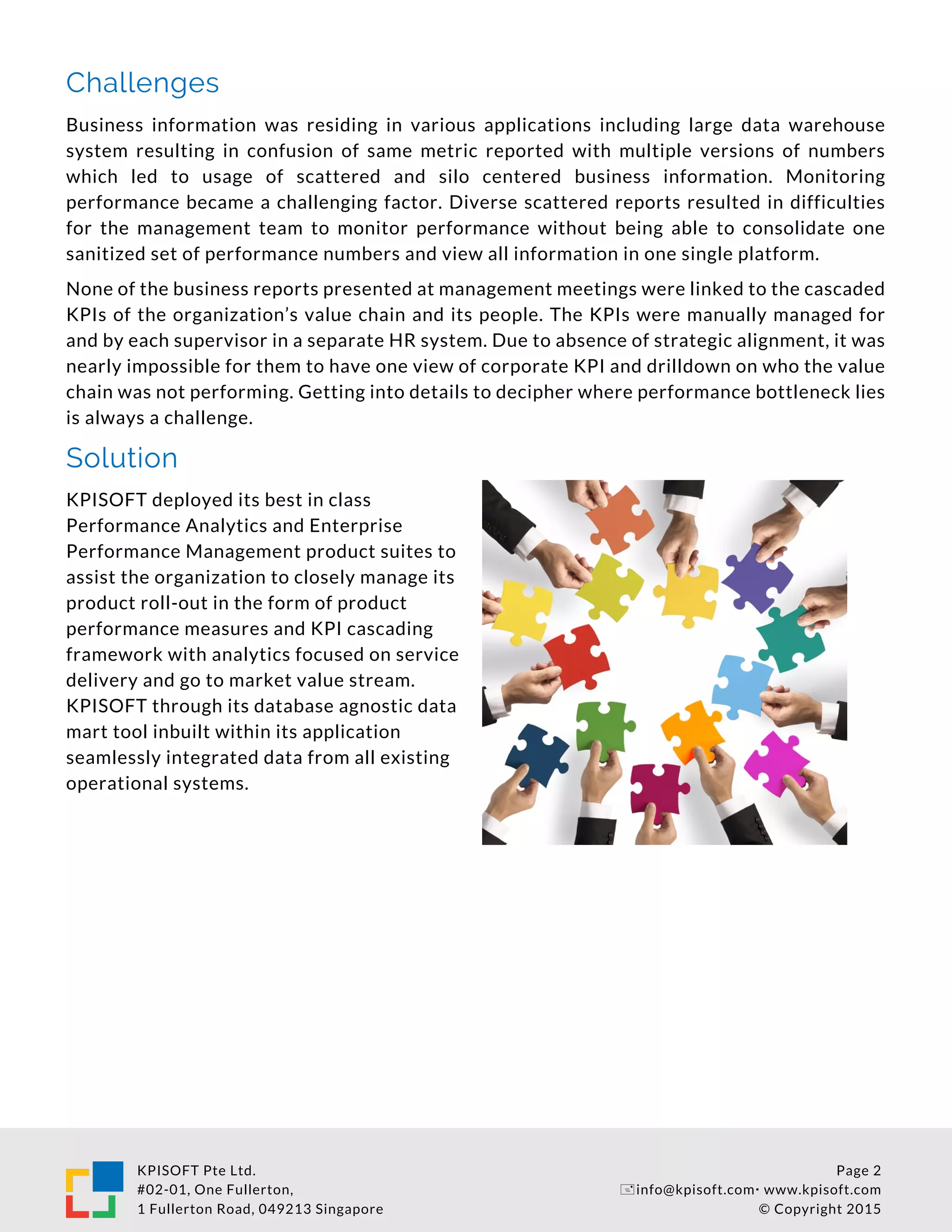 KPISOFT_Case Study_BI | PDF