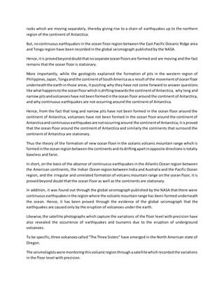 stationary continents research report | PDF