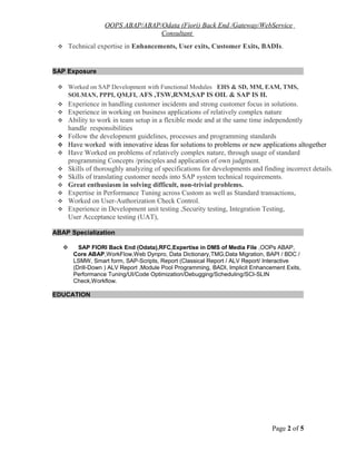 Santosh_ABAP_Odata | PDF