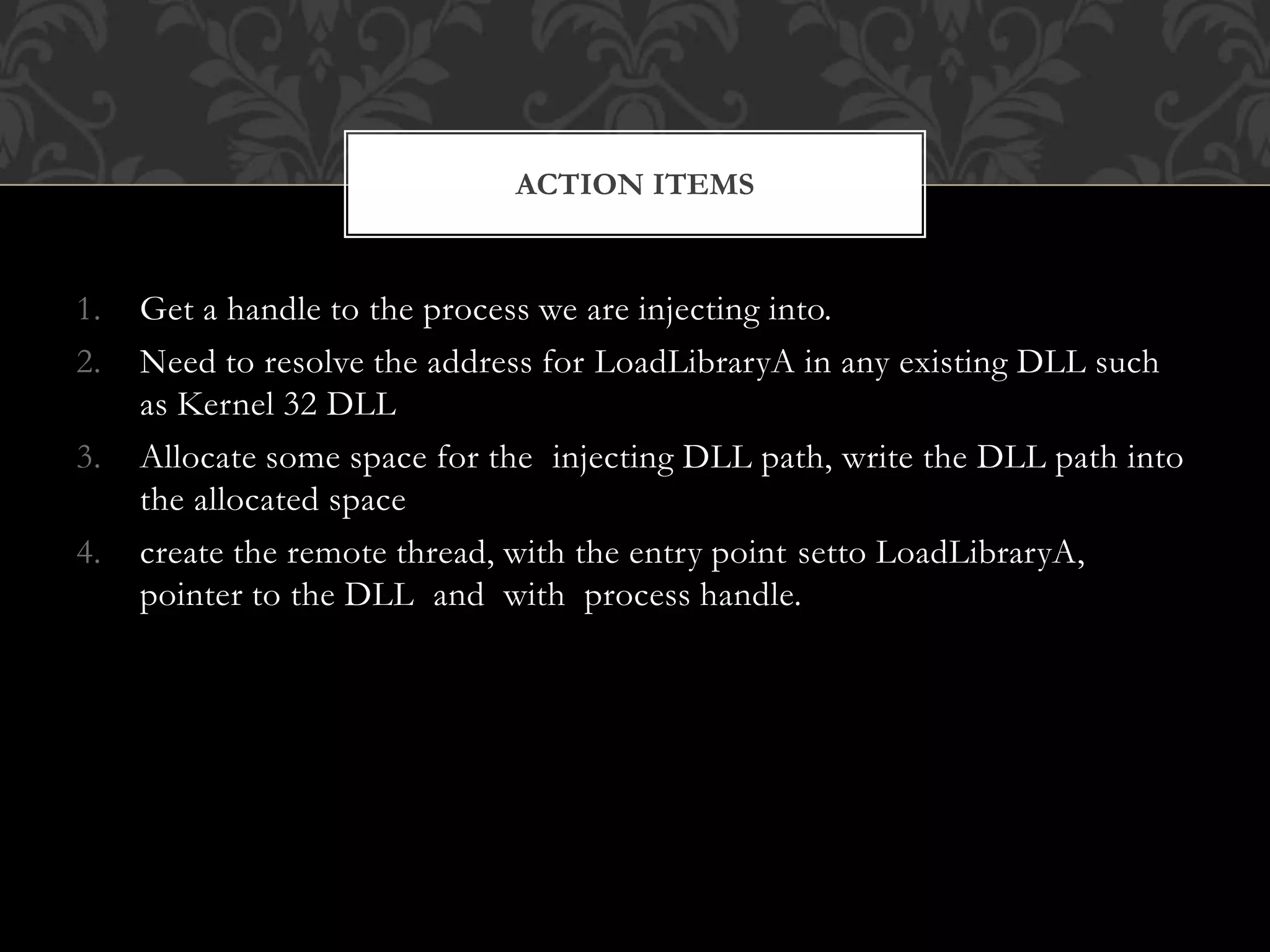 DLL Injection | PPTX