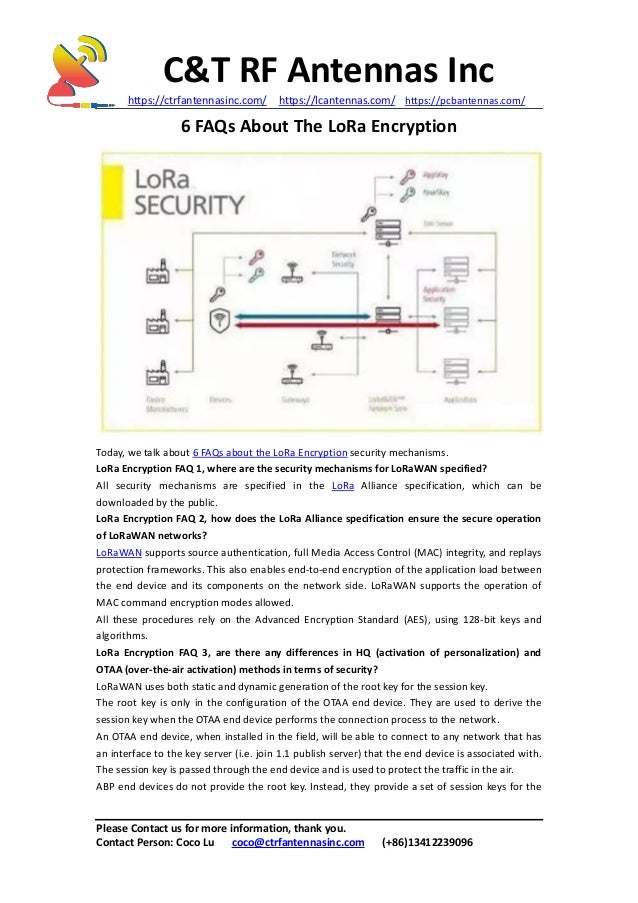 6 FAQs About The LoRa Encryption | PDF