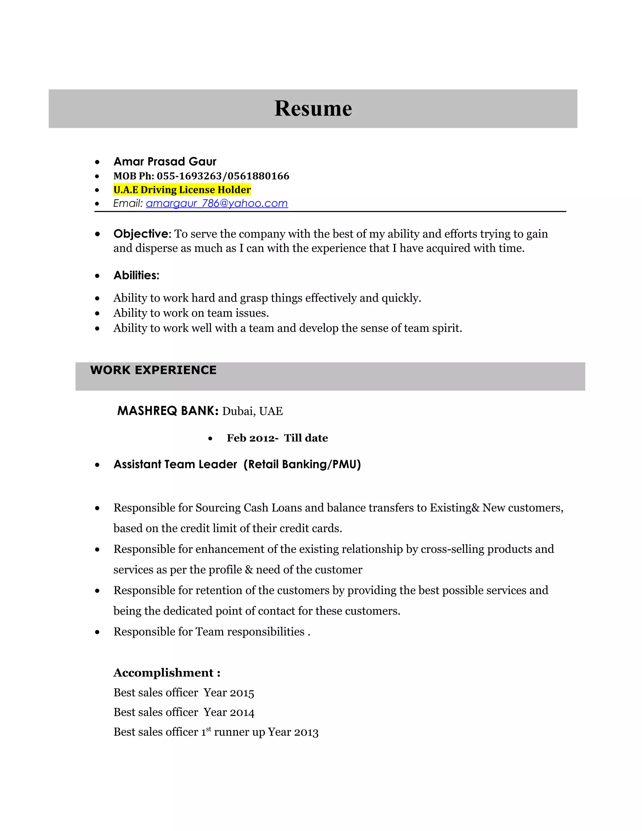 RESUME DEC | PDF