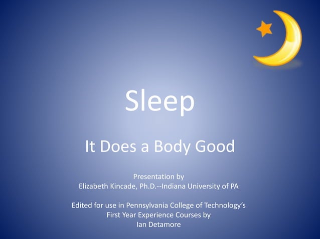 Sleep Hygiene | PPTX