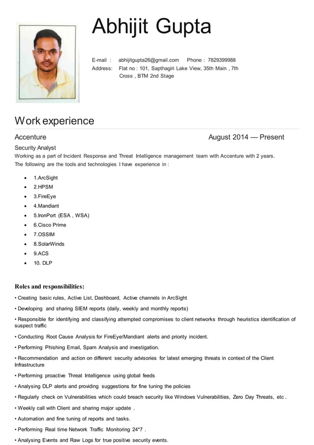 Resume (Abhijit Gupta) | DOCX