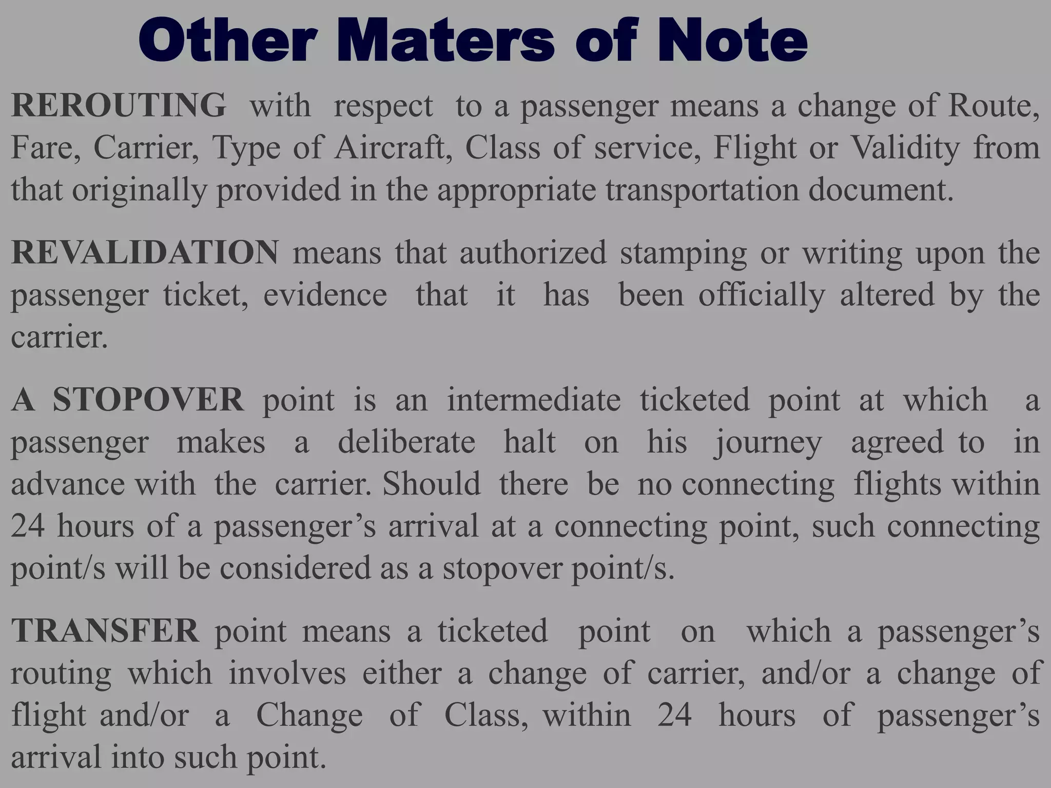 Aviation Basic ( Res & Ticketing ) | PPSX