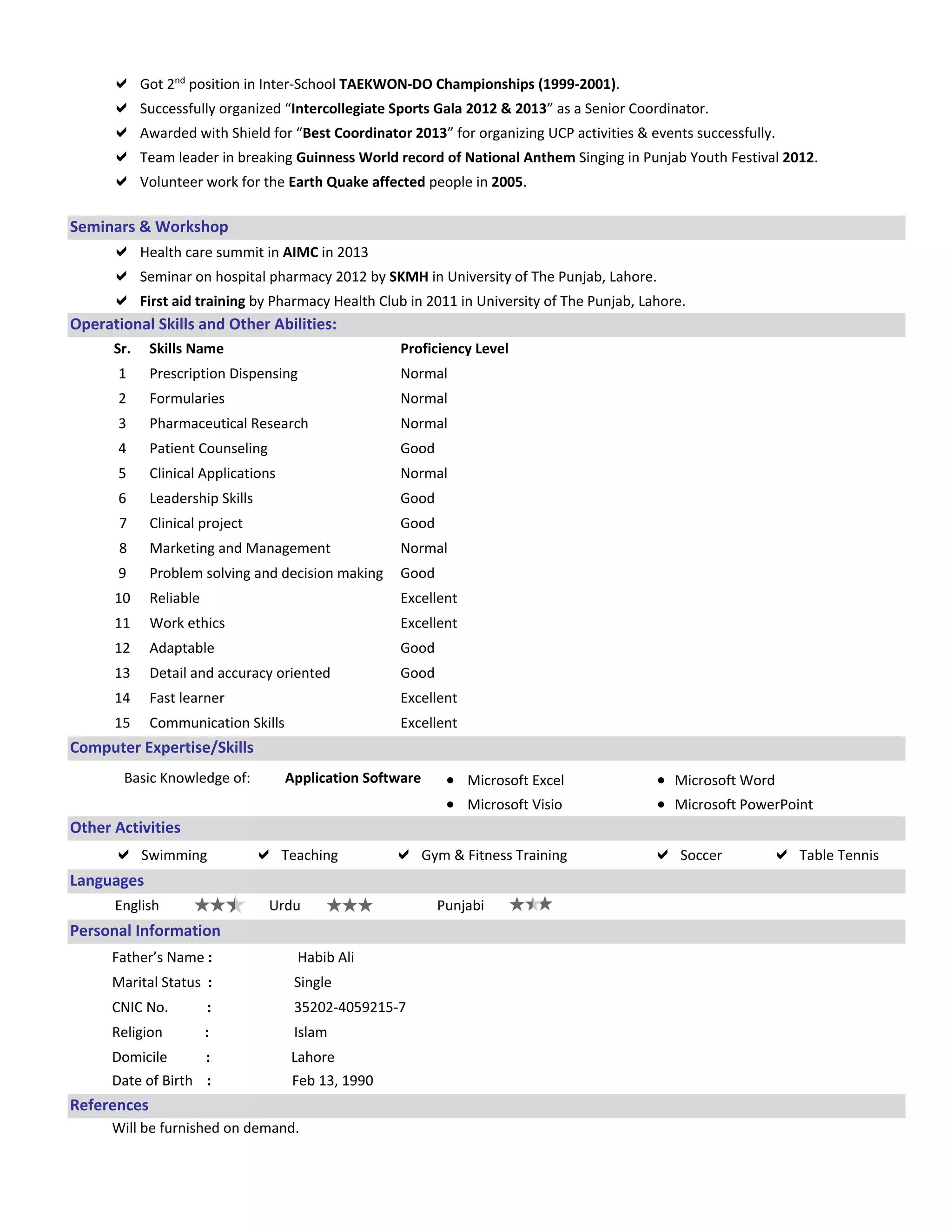 usman habib | PDF | Medical Health