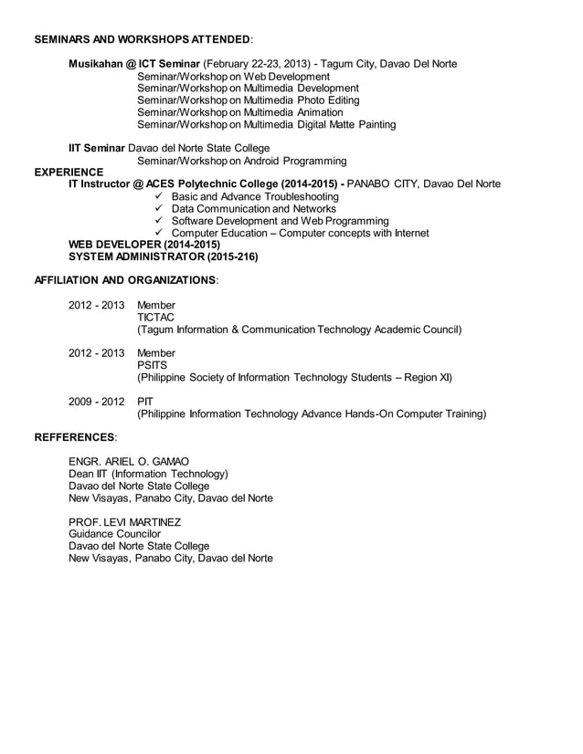 EBRAHIM RESUME | PDF