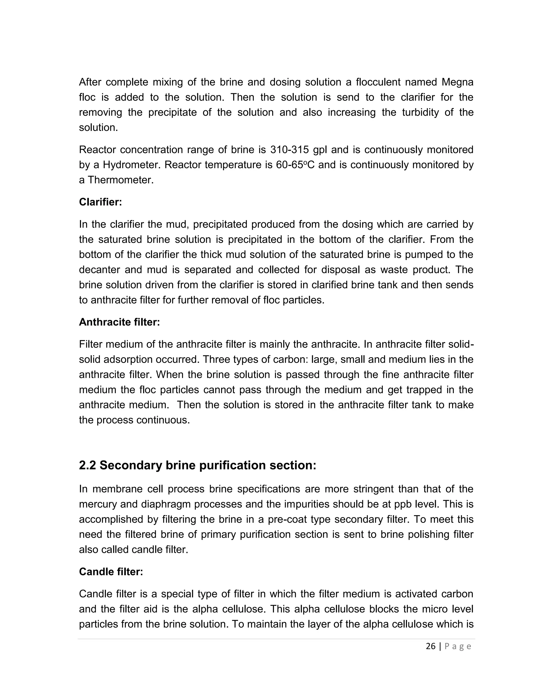 Project paper on Chlor-Alkali process | PDF