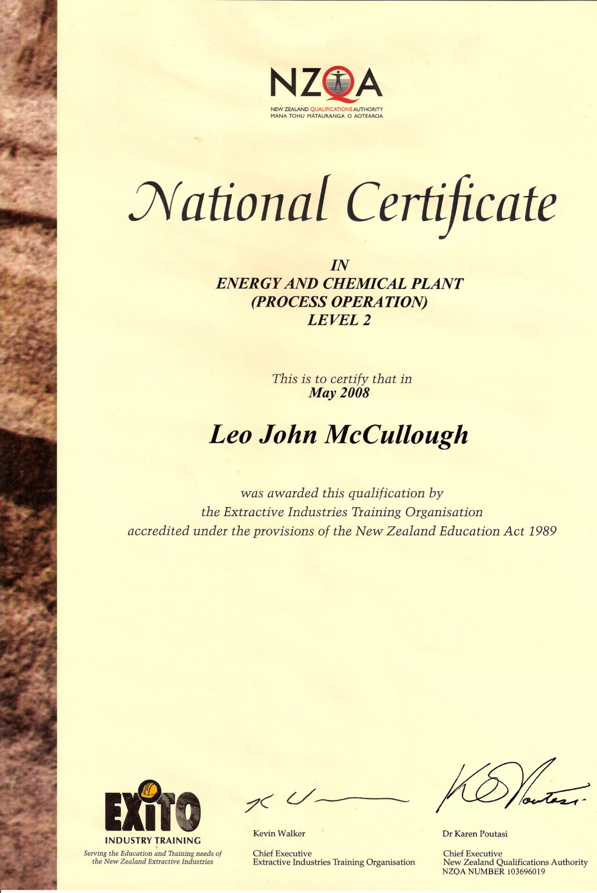 NZQA Energy+Chemical (ENCHEM 2) 2008 | PDF