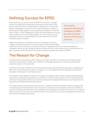 How To Eliminate Paper Checks | PDF